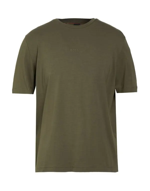 BOSS T-shirt Size Cotton, Elastane - Green