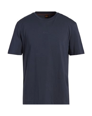 BOSS T-shirt Size Cotton, Elastane - Navy