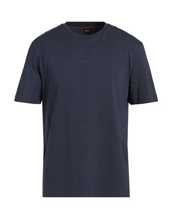 BOSS T-shirt Size Cotton, Elastane - Navy