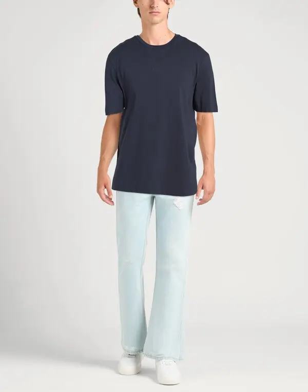 BOSS T-shirt Size Cotton, Elastane - Navy