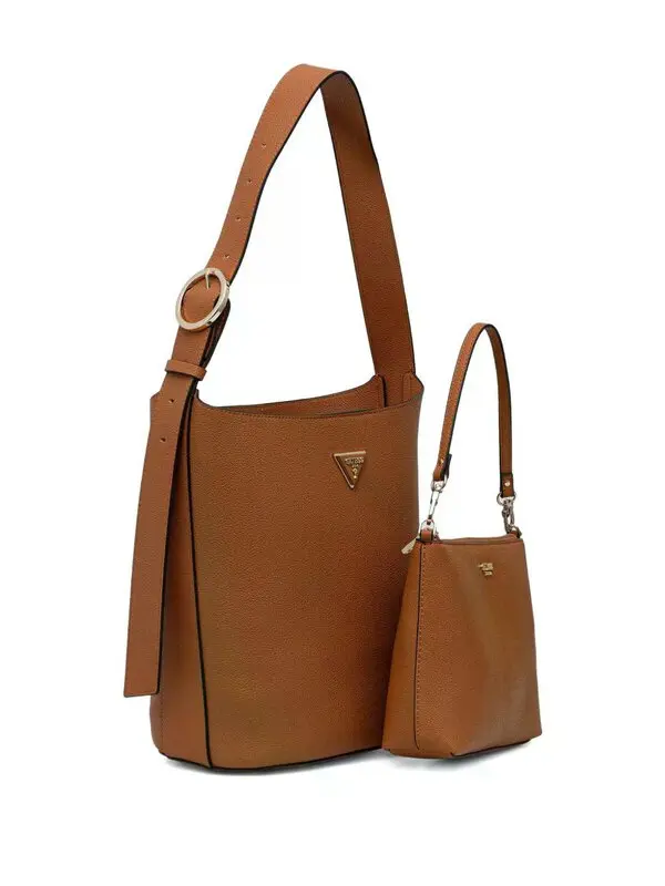 Guess Meridian Ii Shoulder Bag - Brown