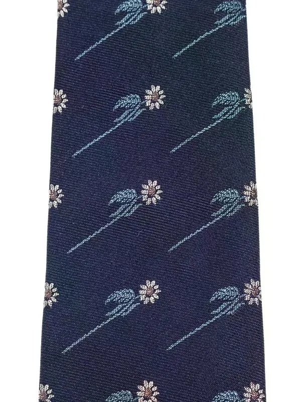 Paul Smith Floral-embroidered Neck Tie