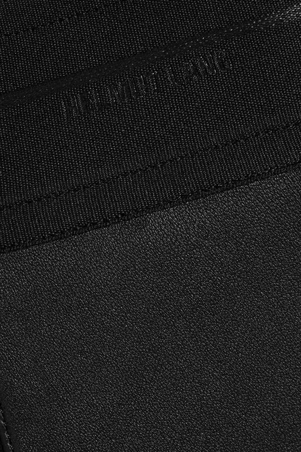 Helmut Lang Cl Racer Leather And Suede Leggings