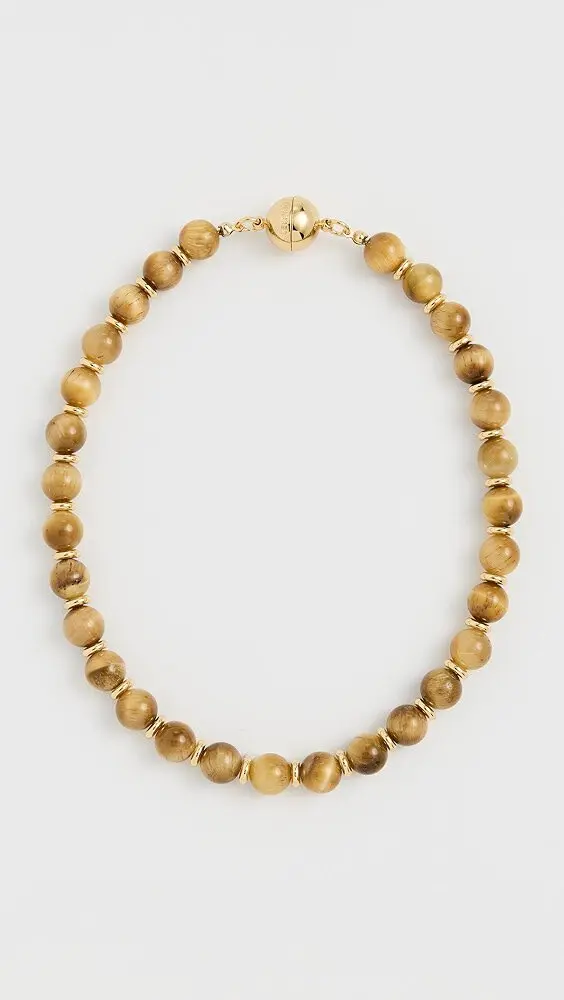 LELET NY Lena Stone Necklace - Pearl