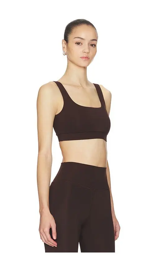Strut This The Jolie Sports Bra In Brown - Kona