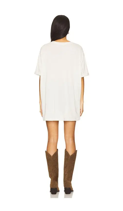 THE LAUNDRY ROOM Gone Country Oversized Tee In Cream