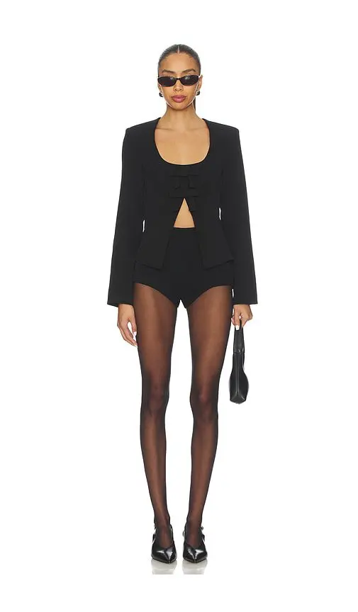 MORE TO COME Alicia Bow Front Top
