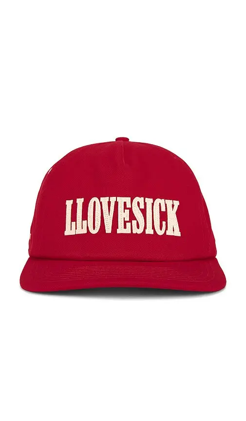 LLOVESICK Stitched Franchise Cap - Red