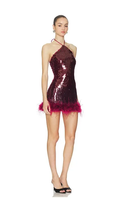 runaway the label sequin dress Runaway The Label Kerrie Sequin Mini Dress in Metallic Gold