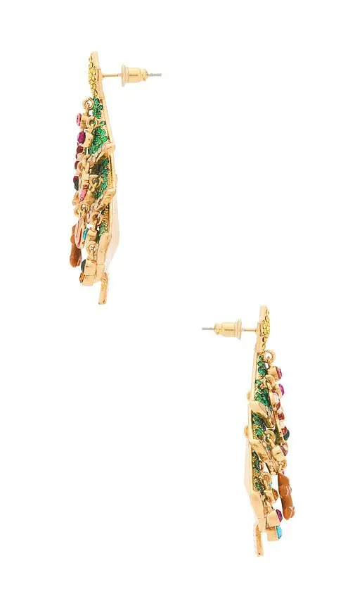 Baublebar Christmas Tree Statement Earrings