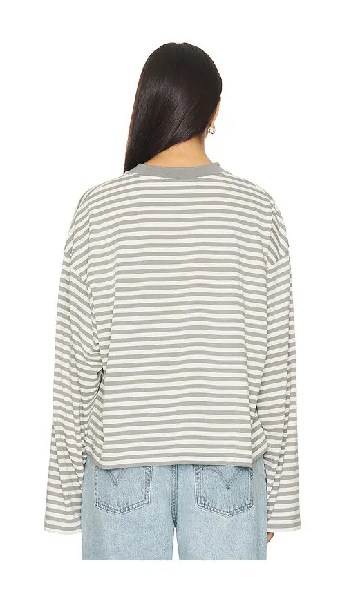 Lioness Bloom Long Sleeve Top - Ash Stripe
