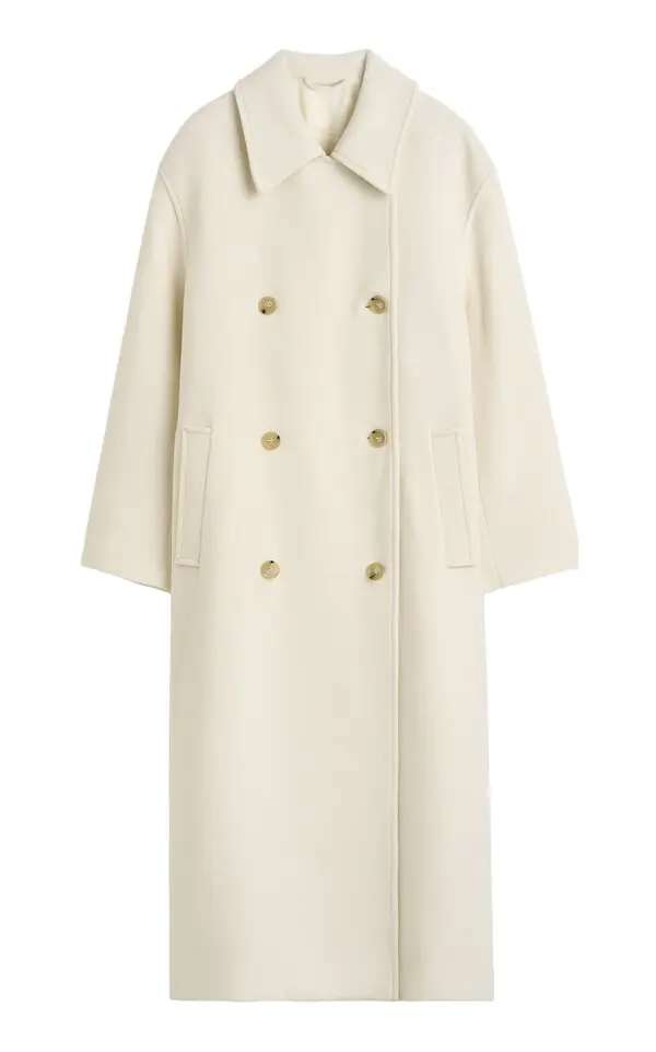 TOTEME Shield Wool-blend Coat - Ivory
