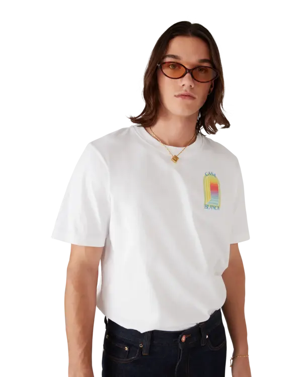 Casablanca L'arche Short Sleeve T-shirt - Multicolor