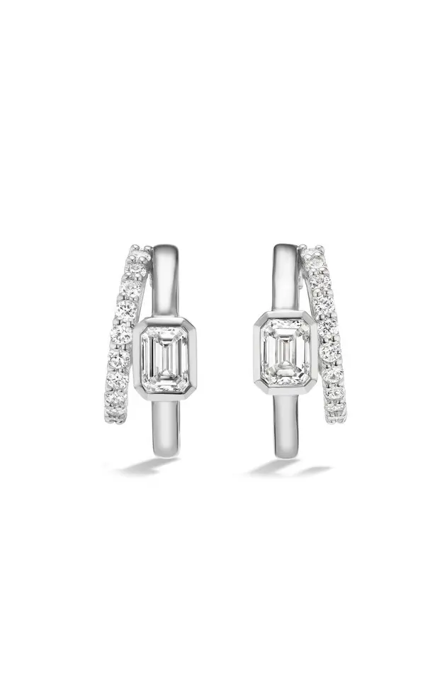 FIAMETTA 14k White Gold Diamond Earrings