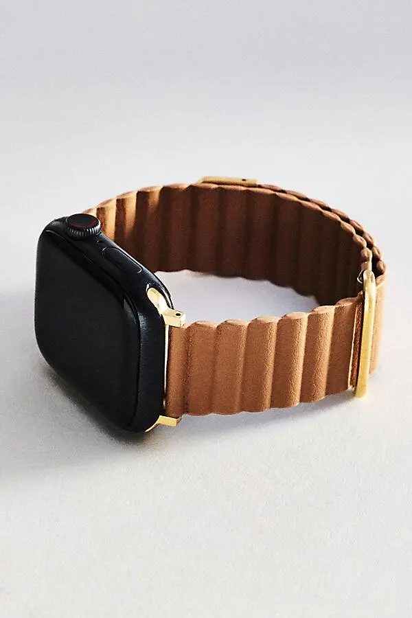POSH TECH Dakota Magnetic Apple Watch Band - Tan