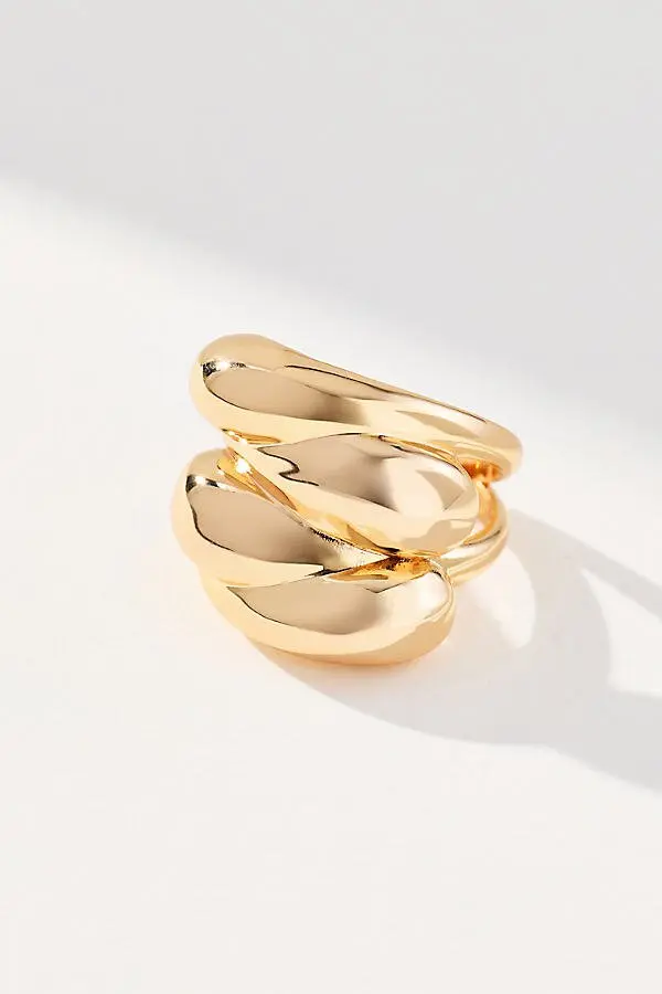 Anthropologie Classic Stacking Ring - Gold