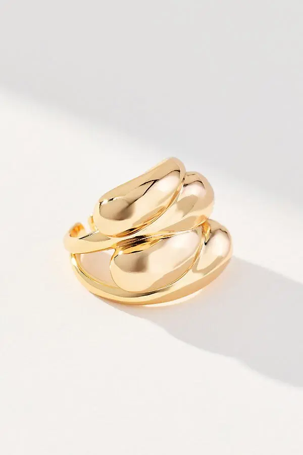 Anthropologie Classic Stacking Ring - Gold