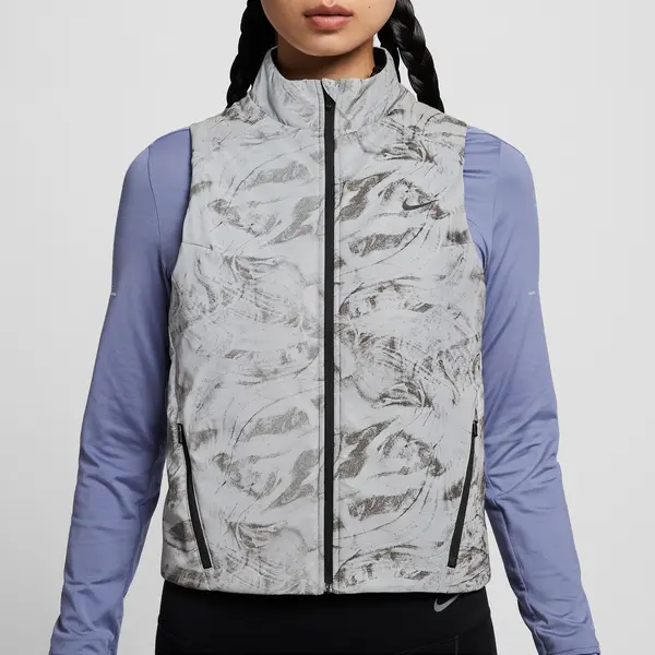 Nike Swift Therma-fit Adv Reflective Running Vest - Grey