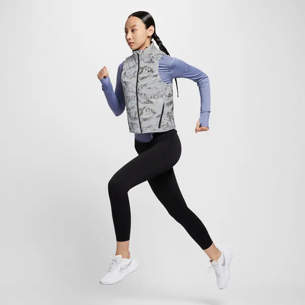 Nike Swift Therma-fit Adv Reflective Running Vest - Grey
