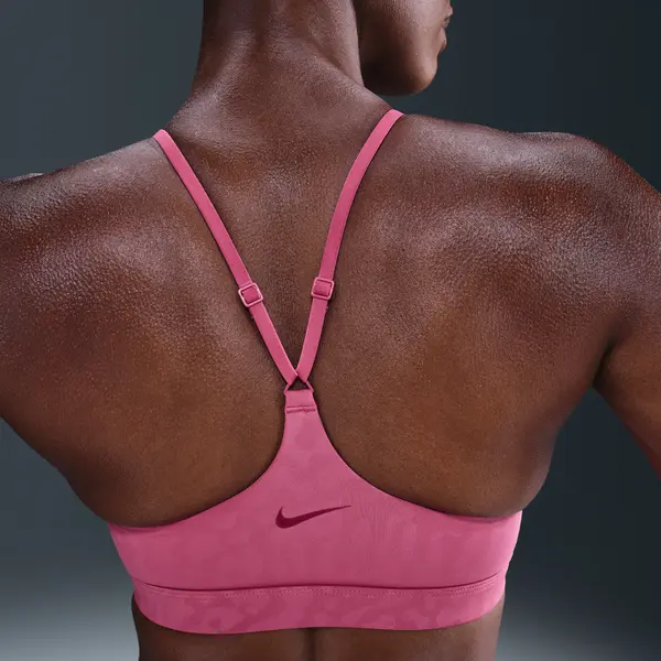 Nike Indy Light-support Printed Padded Adjustable Sports Bra