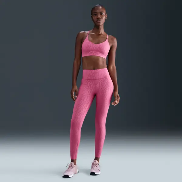 Nike Indy Light-support Printed Padded Adjustable Sports Bra