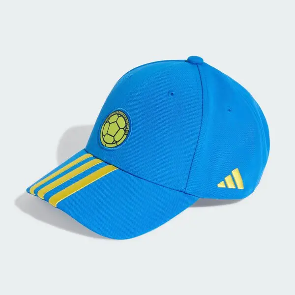 Adidas Colombia Soccer Cap - Glow Blue / Impact Yellow