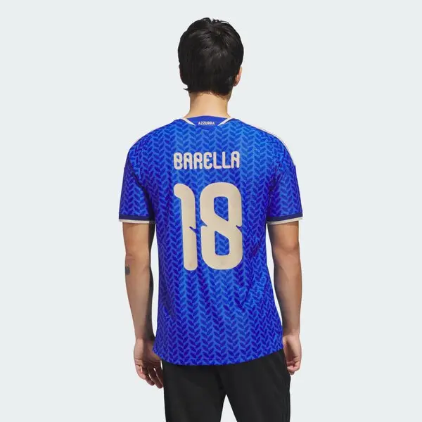 Adidas Italy 26 Home Barella Authentic Jersey - Bold Blue / Soccr-ity-2w9