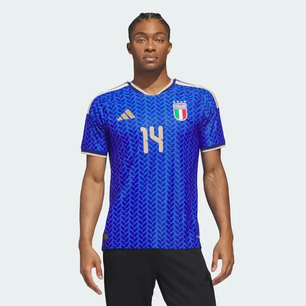 Adidas Italy 26 Home Authentic Jersey - Bold Blue / Soccr-ity-2w7