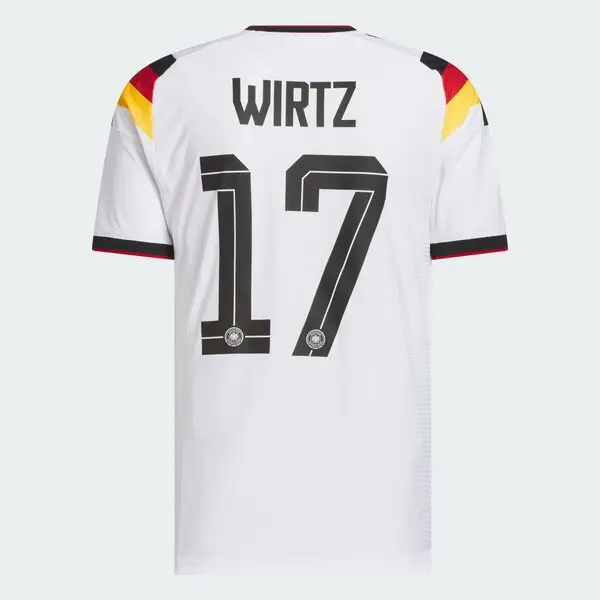 Adidas Germany 26 Home Wirtz Authentic Jersey - White / Soccr-ger-syv