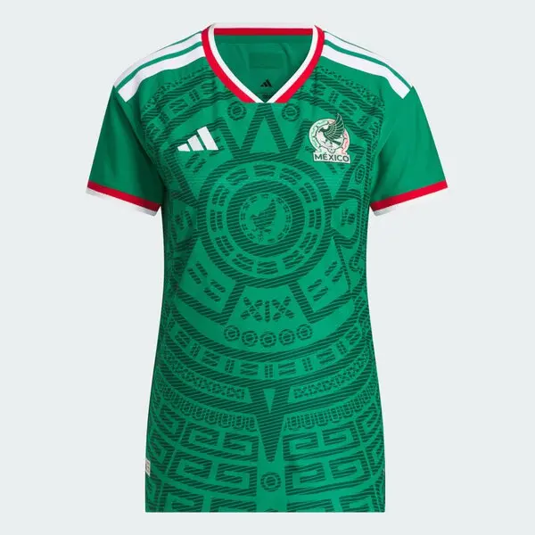 Adidas Mexico 26 Home Authentic Jersey - Bold Green