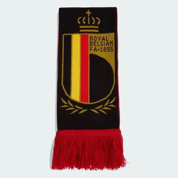 Adidas Belgium 26 Scarf - Power Red / Black / Bold Gold