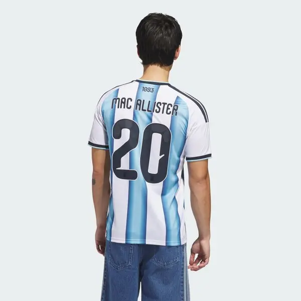 Adidas Argentina 26 Home Mac Allister Jersey - White / Icey Blue / Soccr-arq-sax / Soccr-arq-sax