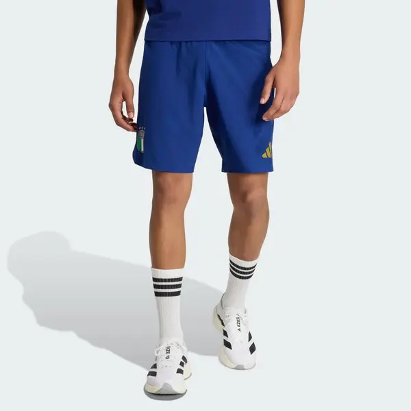 Adidas Italy Tiro Travel Shorts - Victory Blue