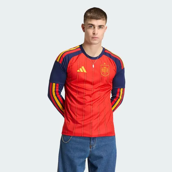 Adidas Spain 26 Home Long Sleeve Jersey
