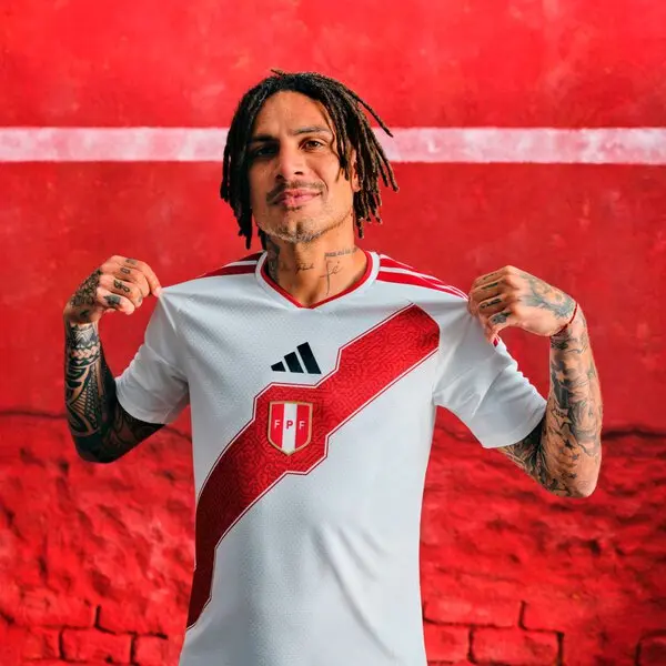 Adidas Peru 26 Home Authentic Jersey - White