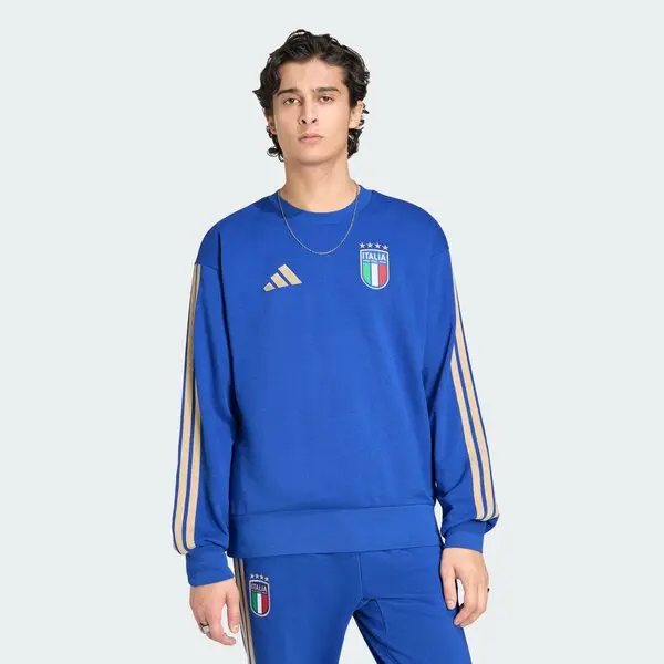 Adidas Italy Dna Crewneck Sweatshirt