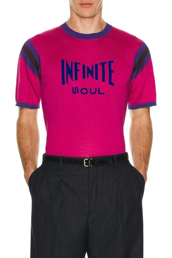 WALES BONNER Soul Tee In Pink