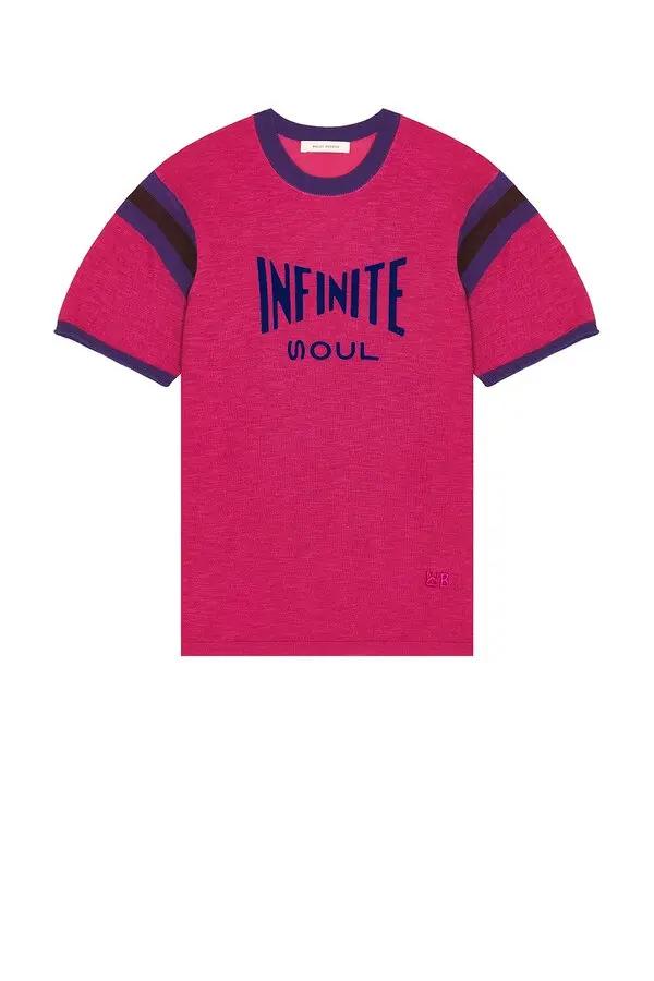WALES BONNER Soul Tee In Pink