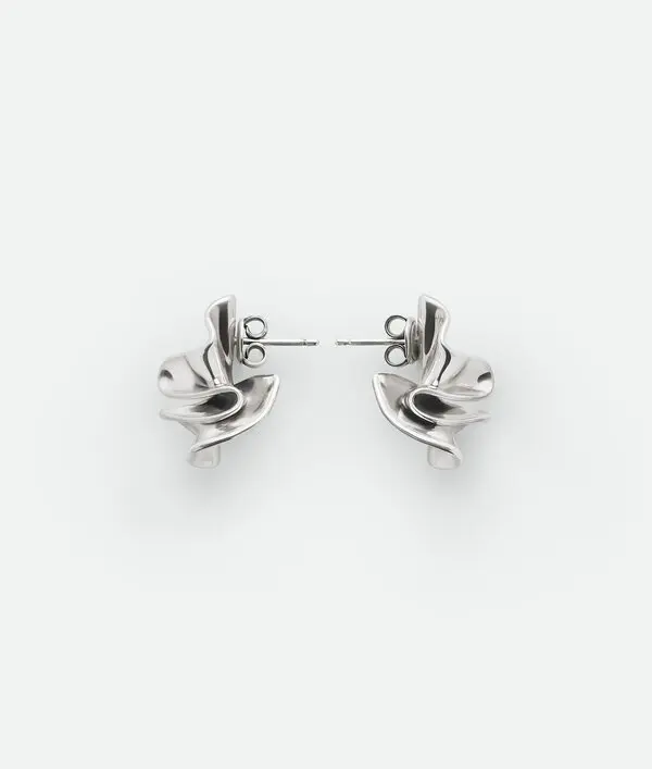 Bottega Veneta Small Anemone Earrings - Silver