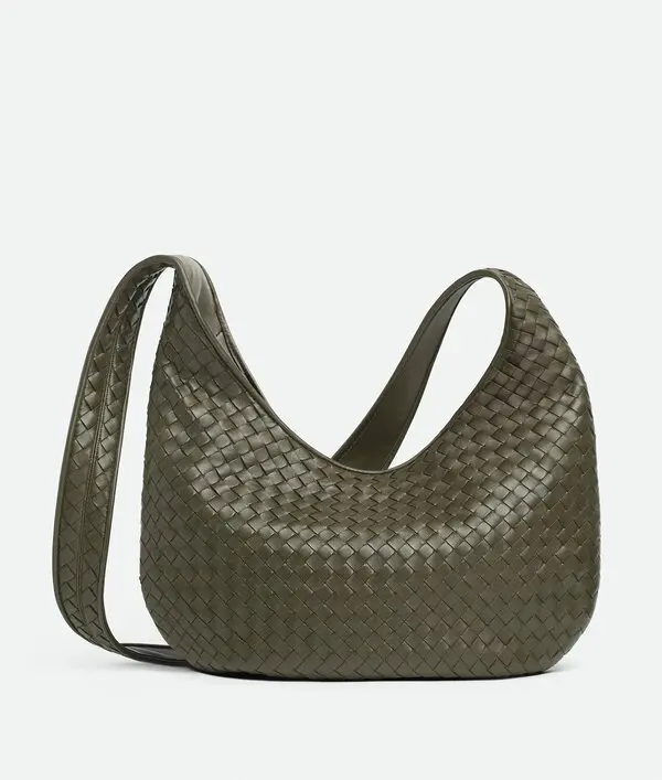 Bottega Veneta Intrecciato Nappa Veneto Cross-body Bag - Crocodile