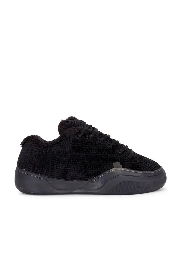 ERL Corduroy Vamp Sneakers - Black