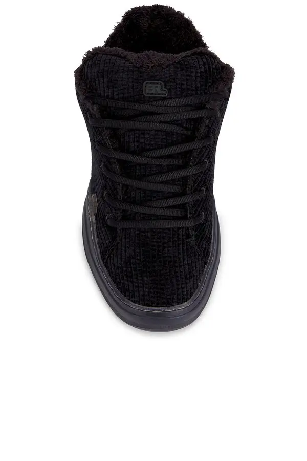 ERL Corduroy Vamp Sneakers - Black