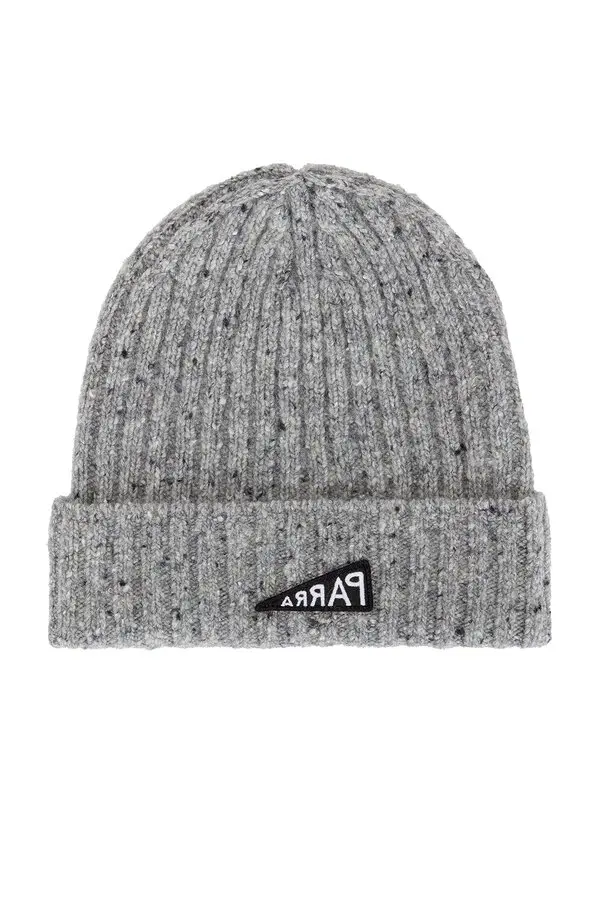 PARRA Reversed Flag Beanie - Grey