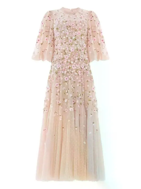 NEEDLE & THREAD Sylvia Rose Midi Dress