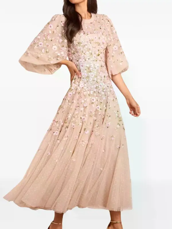 NEEDLE & THREAD Sylvia Rose Midi Dress