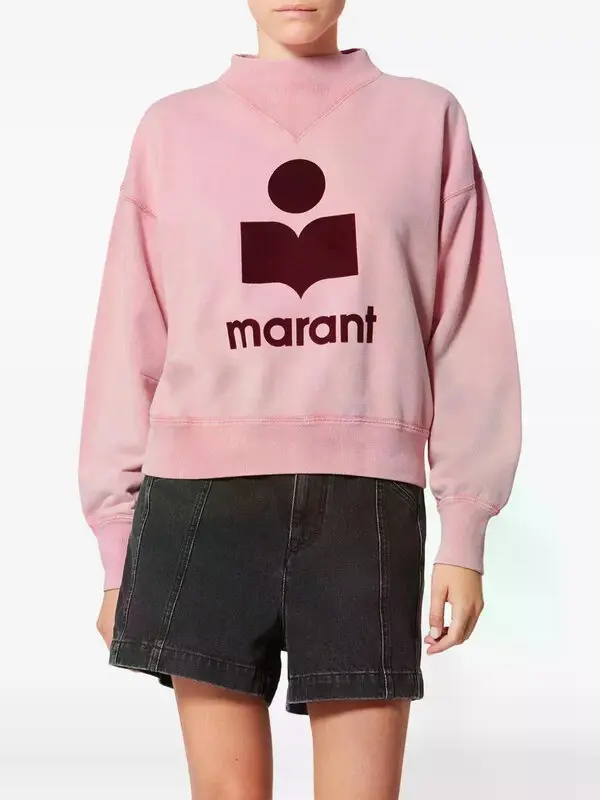 MARANT ETOILE Moby Logo Sweatshirt - Pink