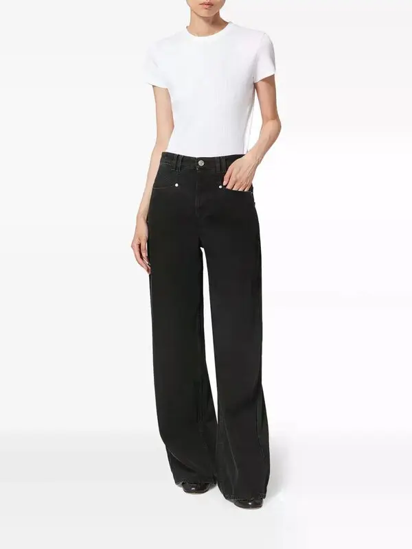 Isabel Marant Étoile Lemony Pocket Jeans - Black