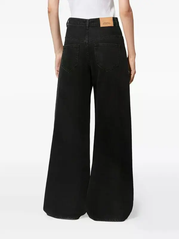 Isabel Marant Étoile Lemony Pocket Jeans - Black