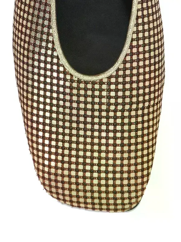 Giorgio Armani Square-toe Ballet Flats