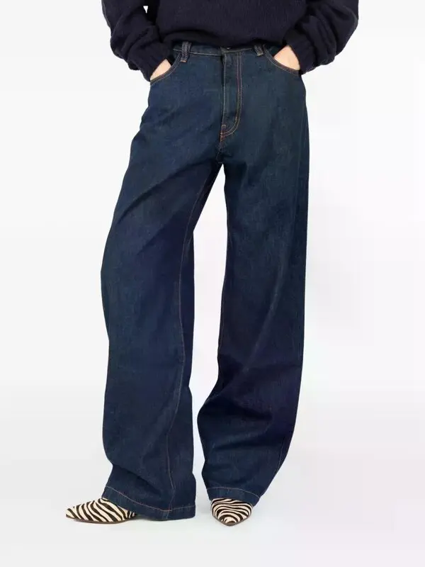 SOCIETE ANONYME Cotton Wide Leg Jeans
